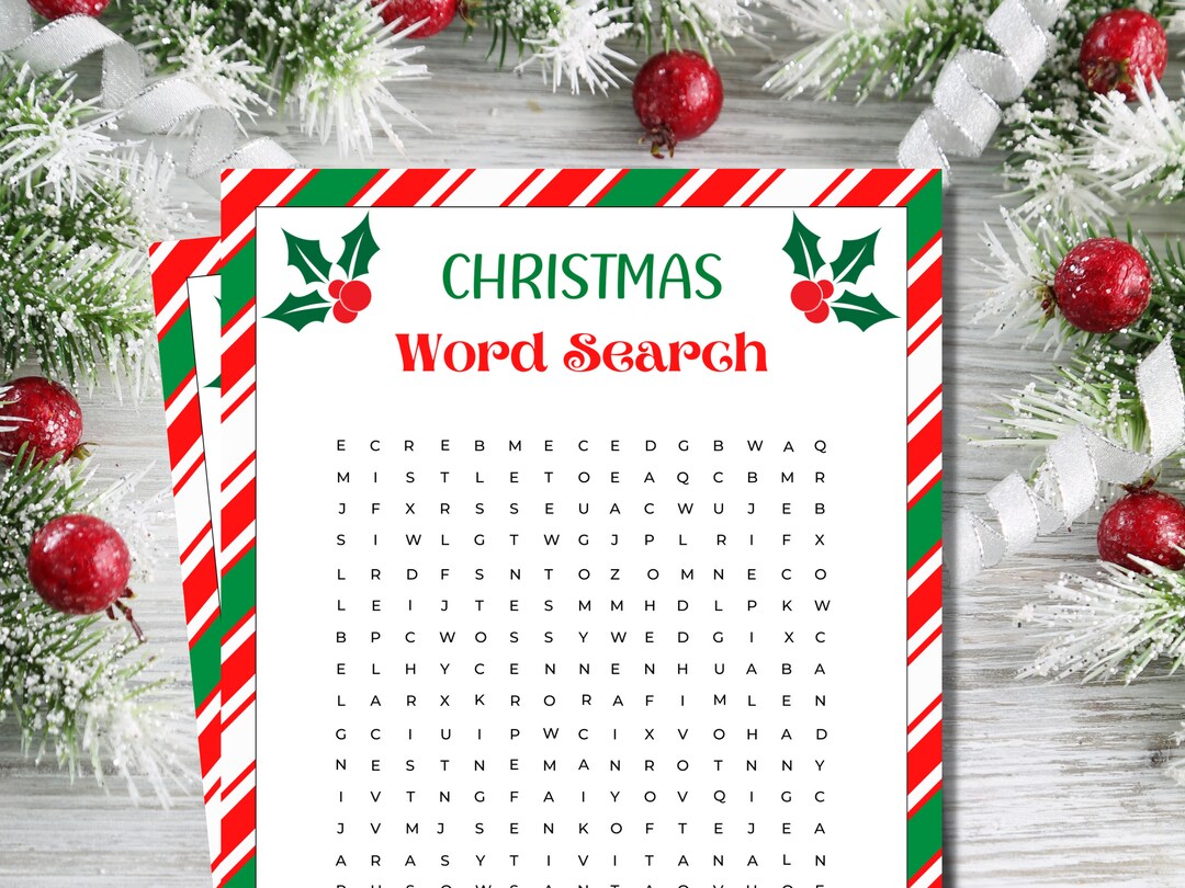 Christmas Word Search | Christmas Word Game | Christmas Games ...