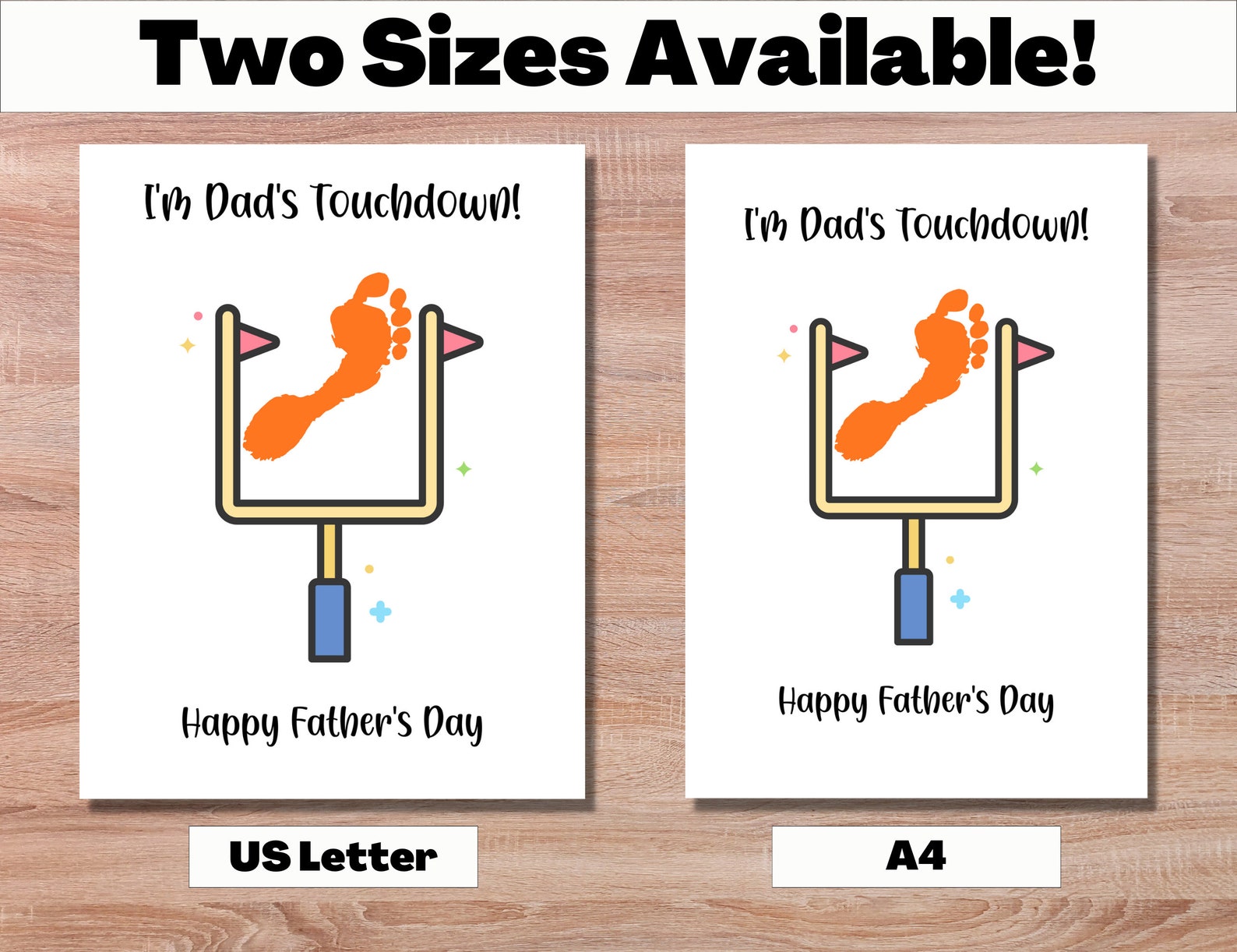 Father's Day Handprint Craft | Father's Day Craft | Father's Day Sport ...