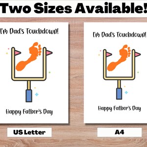 Father's Day Handprint Craft | Father's Day Craft | Father's Day Sport ...