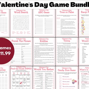 Valentines Day Trivia Game, Valentines Day Games, Valentines Day Party ...
