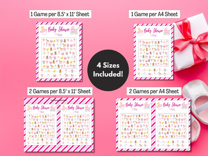 Baby Shower I Spy Game | I Spy the Baby | Printable Baby Shower Games ...