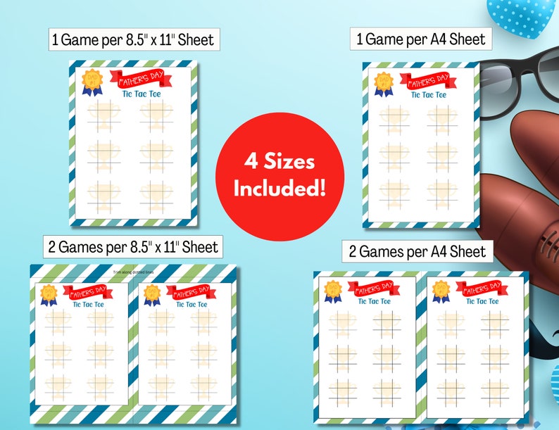 Fathers Day Tic Tac Toe Game | Kids Games | Fathers Day Games | Family ...