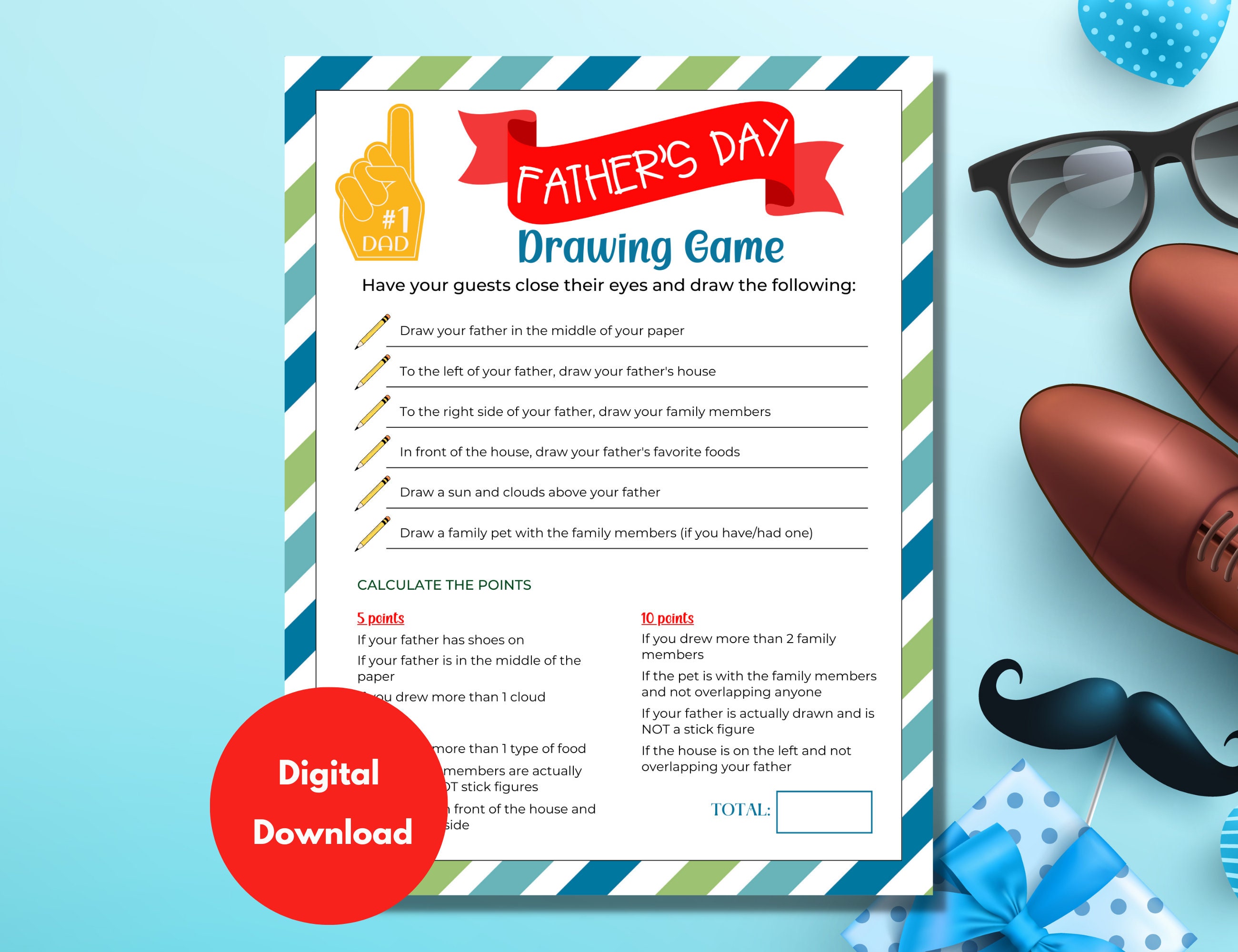 Fathers Day Drawing Game | Kids Game | Fathers Day Games | Fathers Day ...