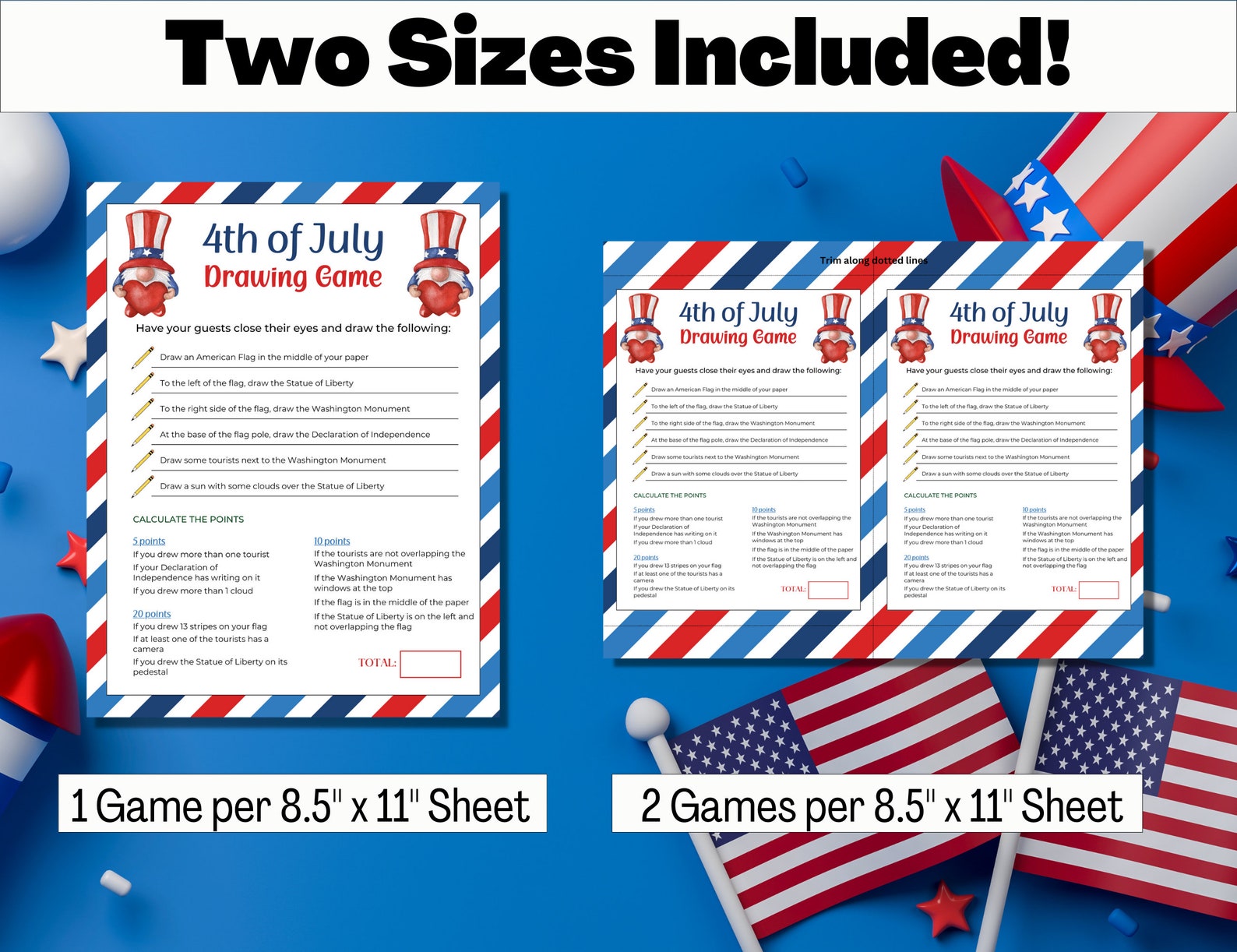 4th of July Drawing Game | Kids Game | 4th of July Games | Family Game ...
