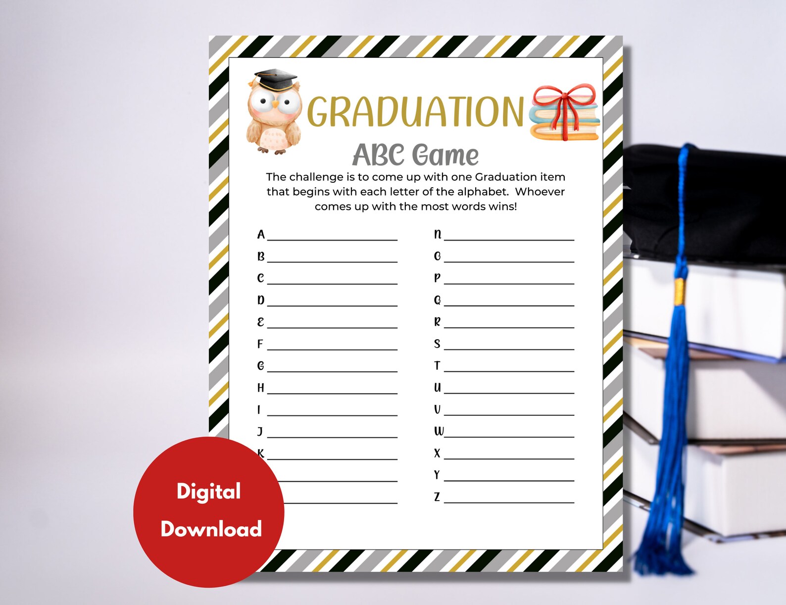 Graduation ABC Game | A-Z Race Game | Graduation Alphabet Game | 2026 ...