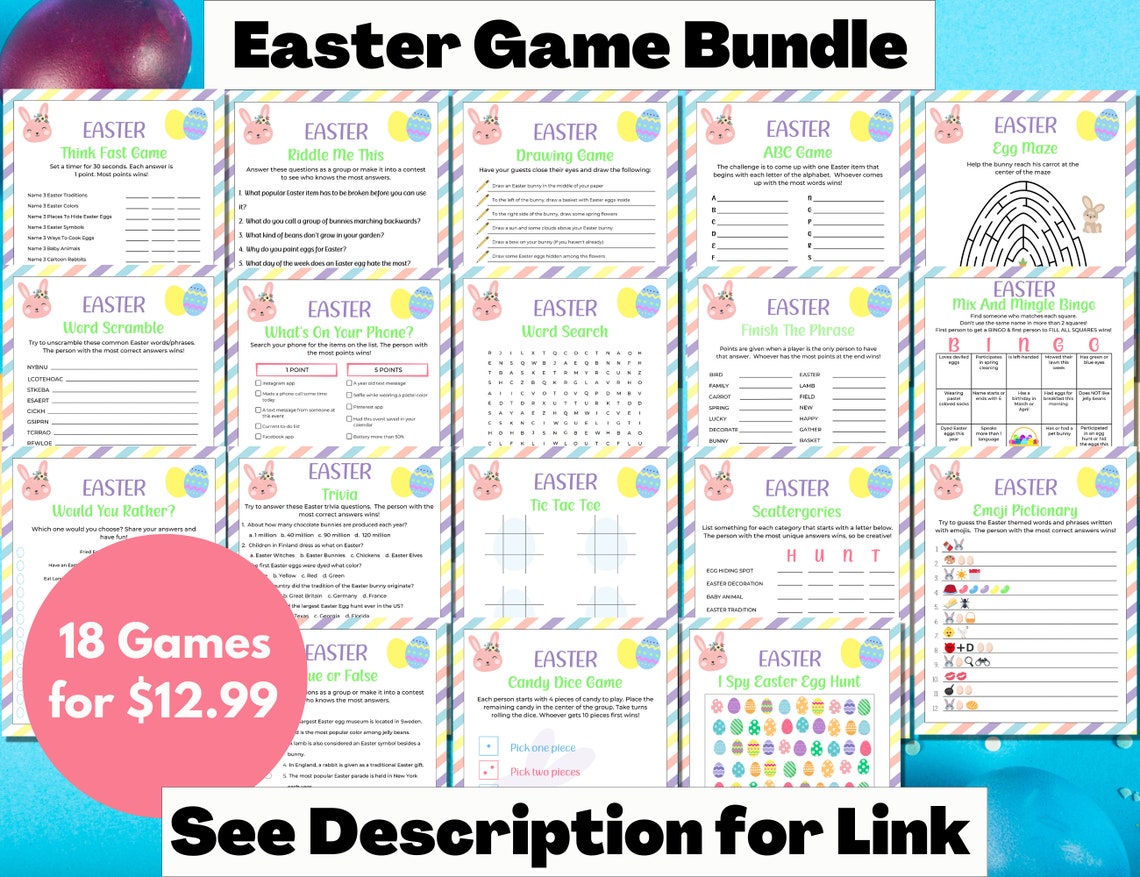 Easter Egg Maze Game Kids Maze Game Printable Easter Games Family Games ...