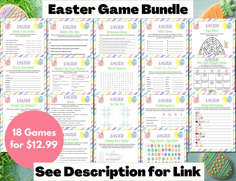 Easter Whats on Your Phone Game Scavenger Hunt Printable - Etsy