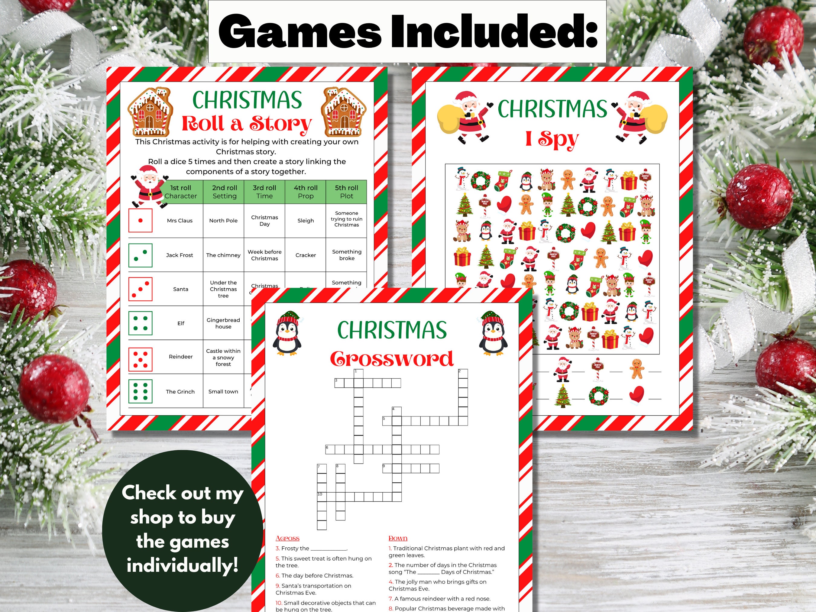 Christmas Games Bundle | Christmas Activities | Christmas Games ...
