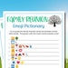 Family Reunion Emoji Pictionary | Family Reunion Emoji Game | Family ...