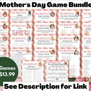 Mothers Day Trivia Game | Mothers Day Games | Mothers Day Party ...