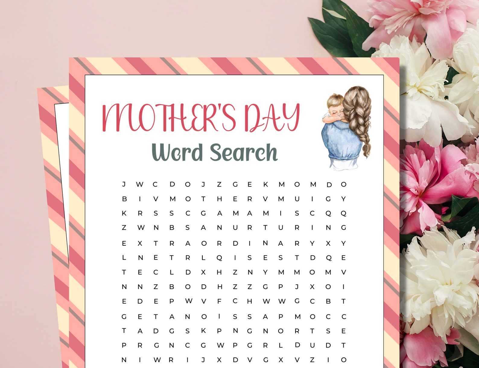 Mothers Day Word Search | Mothers Day Word Puzzle | Mothers Day Games ...