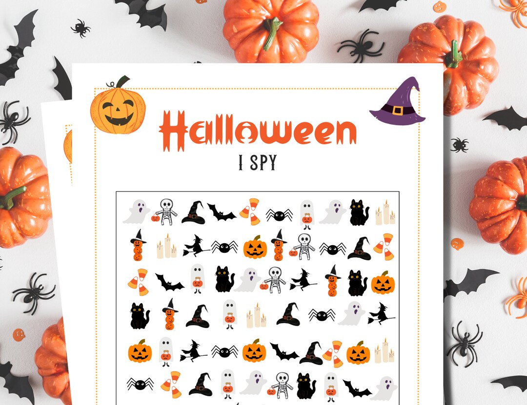 Halloween I Spy Game | Look and Find Game | Halloween Games | Kids ...