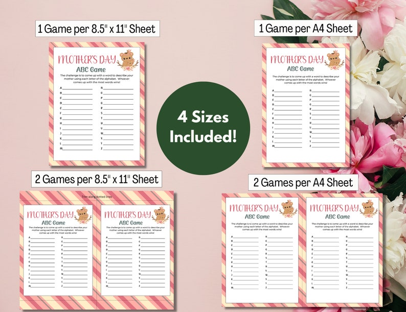 Mothers Day ABC Game | A-Z Race Game | Mothers Day Alphabet Game ...