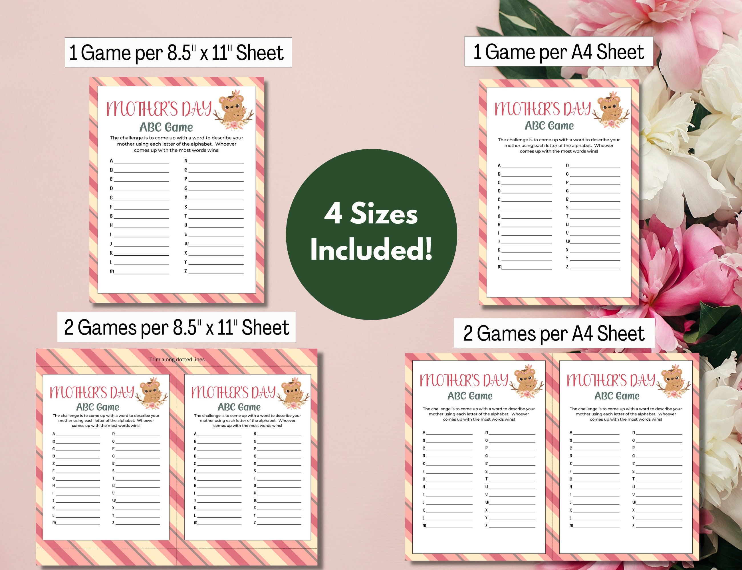 Mothers Day ABC Game | A-Z Race Game | Mothers Day Alphabet Game ...