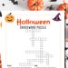 Halloween Crossword Puzzle | Halloween Word Puzzle | Halloween Games ...
