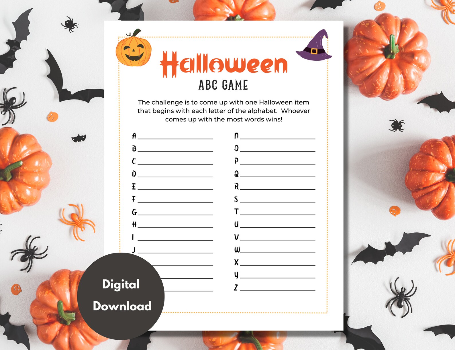 Halloween ABC Game | A-Z Race Game | Halloween Alphabet Game ...
