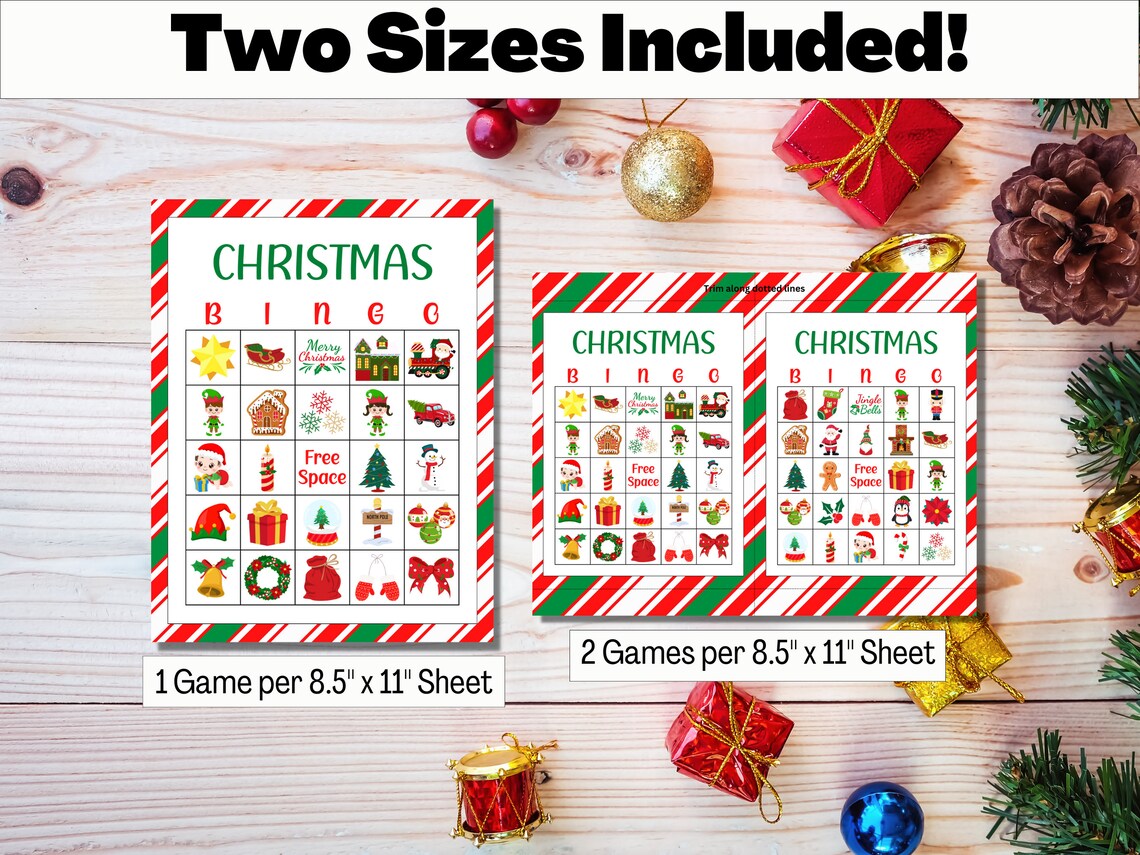 Christmas Bingo | Christmas Party Games | Christmas Games | Family ...