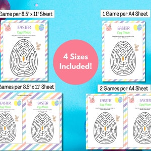Easter Egg Maze Game | Kids Maze Game | Printable Easter Games | Family ...