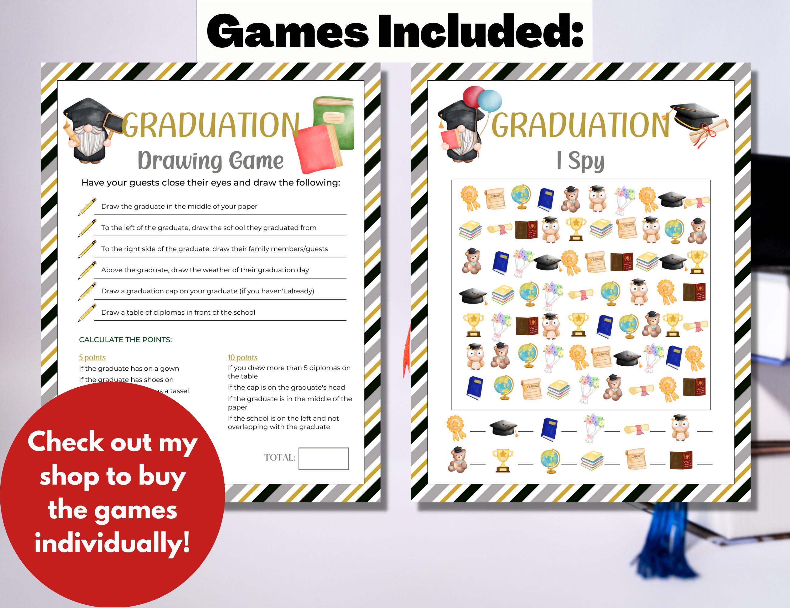 2024 Graduation Games | Graduation Party | College Graduation | High ...