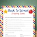 Back to School Drawing Game | Kids Game | Back to School Games | First ...