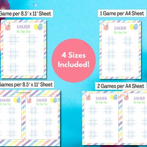Easter Tic Tac Toe Game | Kids Easter Games | Printable Easter Games ...