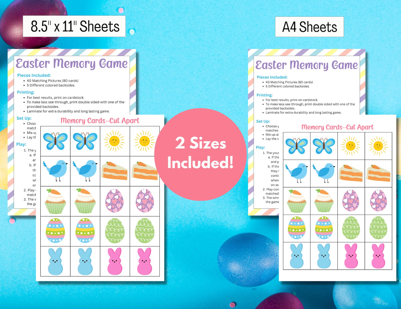 Easter Memory Game | Easter Matching Game | Easter Classroom Games ...