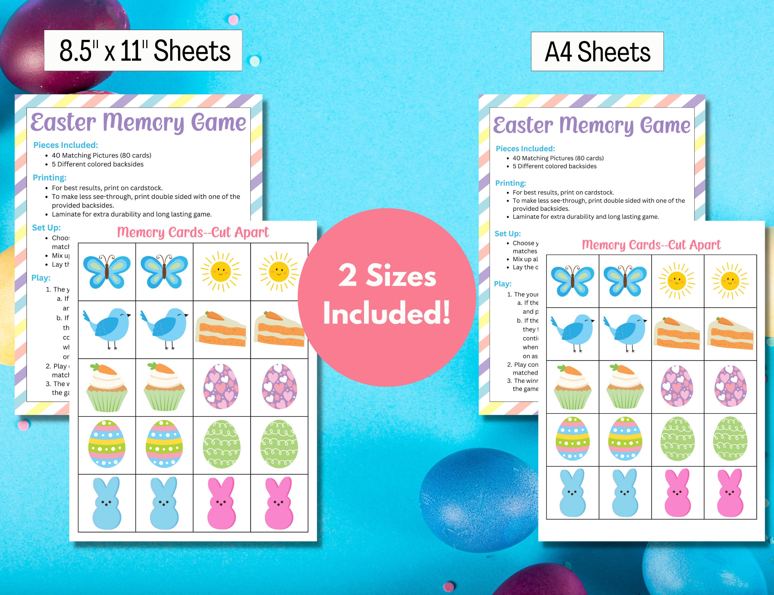 Easter Memory Game | Easter Matching Game | Easter Classroom Games ...
