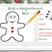 Roll a Christmas Drawing, Dice Game, Christmas Printable Game, Kids ...