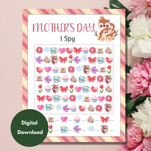 Mothers Day I Spy Game | Look and Find Game | Mothers Day Games | Kids ...