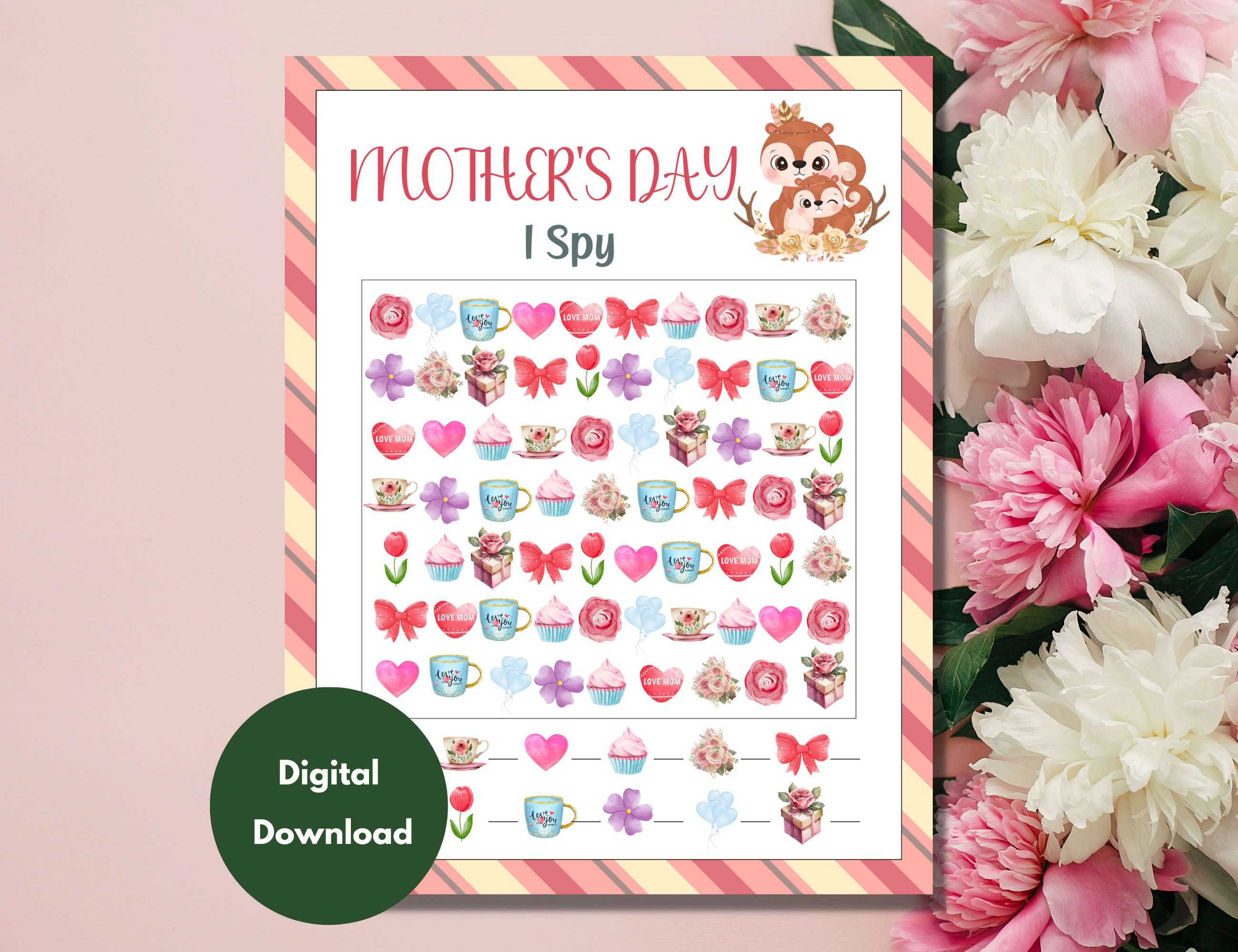 Mothers Day I Spy Game | Look and Find Game | Mothers Day Games | Kids ...