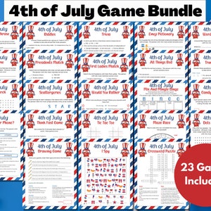 4th of July Games | Fourth of July | 4th of July Game Bundle | Family ...