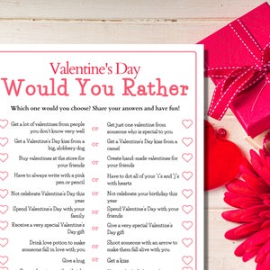 Valentines Day Would You Rather, Valentines Day This or That ...