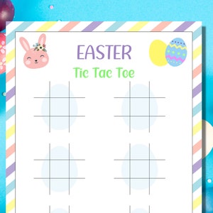 Easter Tic Tac Toe Game | Kids Easter Games | Printable Easter Games ...