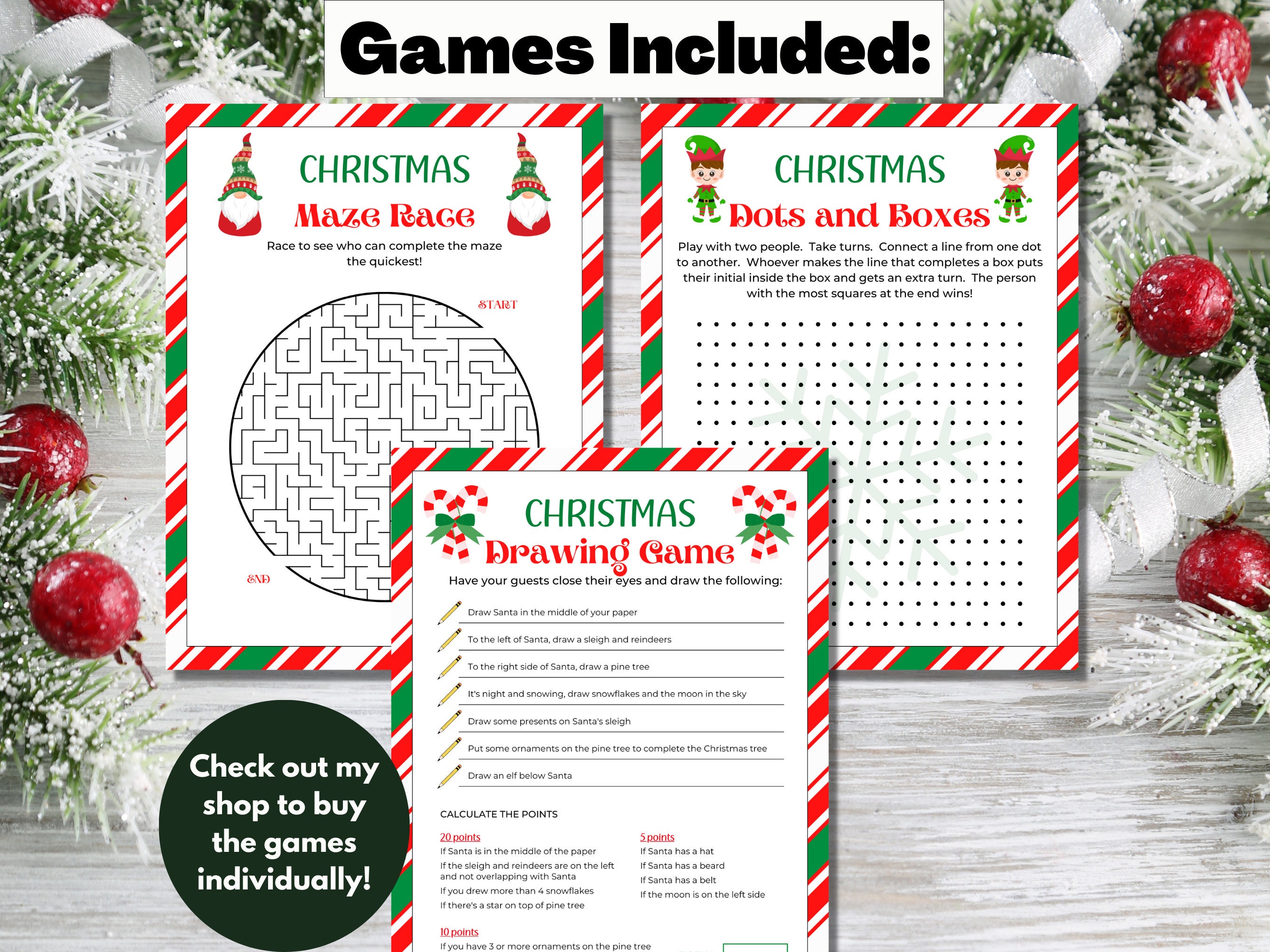 Christmas Games Bundle | Christmas Activities | Christmas Games ...