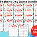 Fathers Day Games Fathers Day Party Game Fathers Day Game Bundle ...