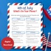 4th of July What's on Your Phone Game | Scavenger Hunt | What's in Your ...