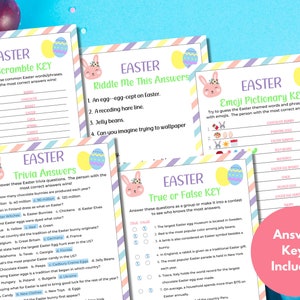 Easter Game Bundle | Easter Activities | Easter Games | Printable Games ...