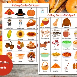 Thanksgiving Bingo | Friendsgiving Bingo | Thanksgiving Games | Family ...