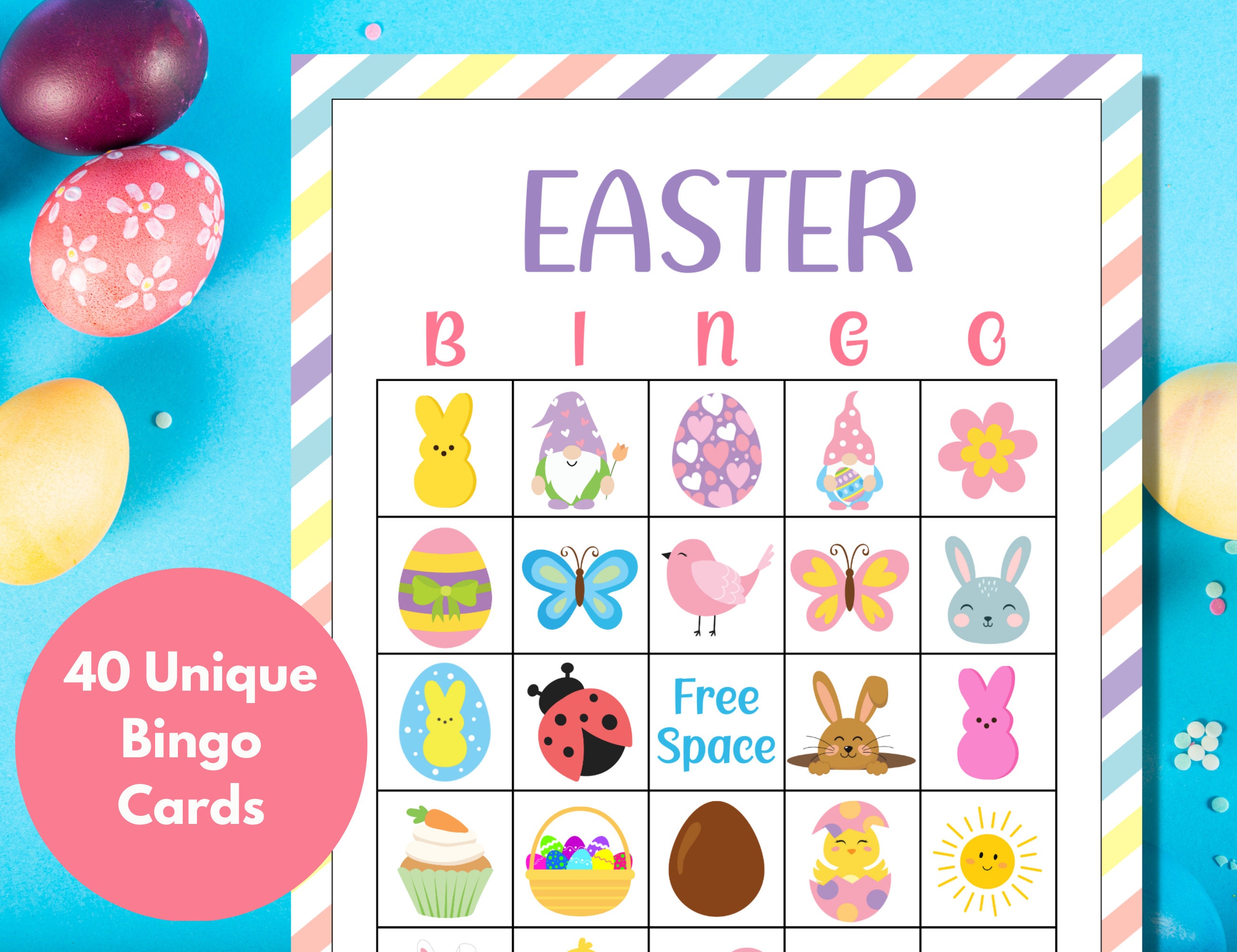 Easter Bingo | Easter Games | Easter Classroom Games | Party Games ...