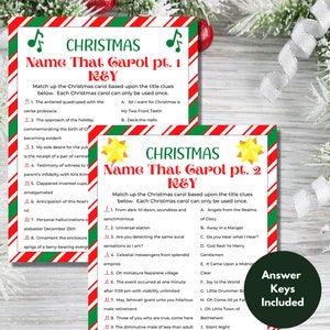 Name That Christmas Carol Game | Christmas Song Game | Christmas Games ...