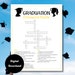 Graduation Crossword Puzzle | Graduation Word Puzzle | 2024 Graduation ...