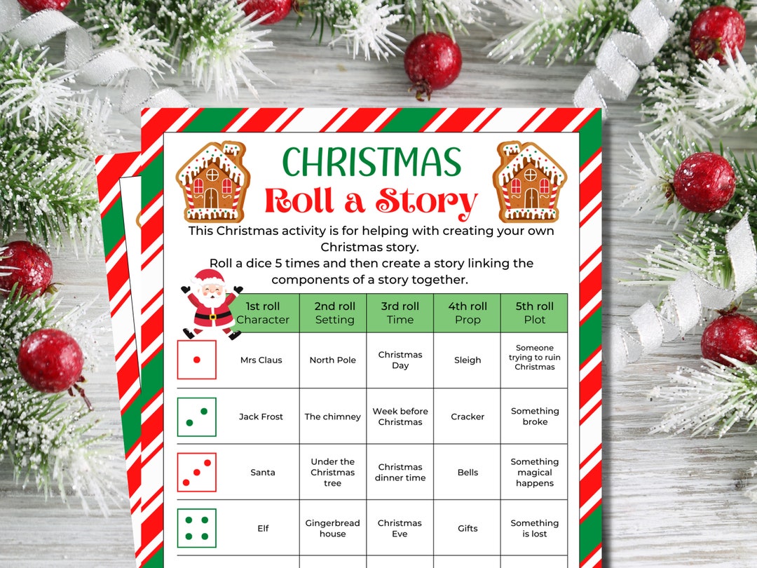Christmas Roll a Story | Christmas Dice Game | Christmas Games | Family ...