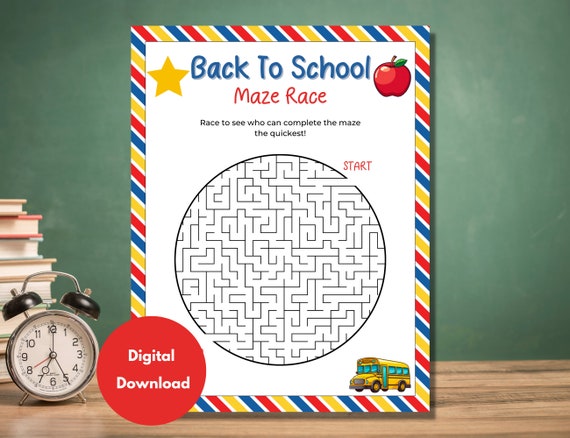 Back To School Maze