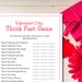 Valentines Day Think Fast Game, Valentines Day Games, Valentines Day ...