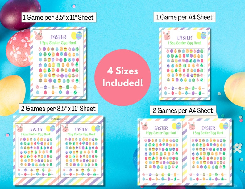 Easter I Spy Game | Easter Egg Hunt | Look and Find Game | Printable ...