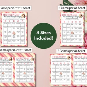 Mothers Day Find the Guest Bingo | Ice Breaker Game | Mix & Mingle Game ...