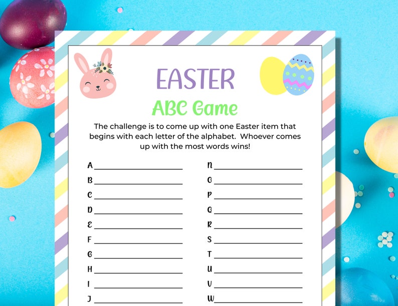 Easter ABC Game | A-Z Race Game | Easter Alphabet Game | Easter Games ...