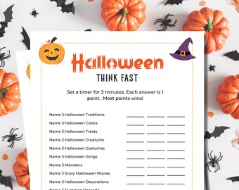 Halloween Phobia Match up Game Halloween Trivia Halloween - Etsy