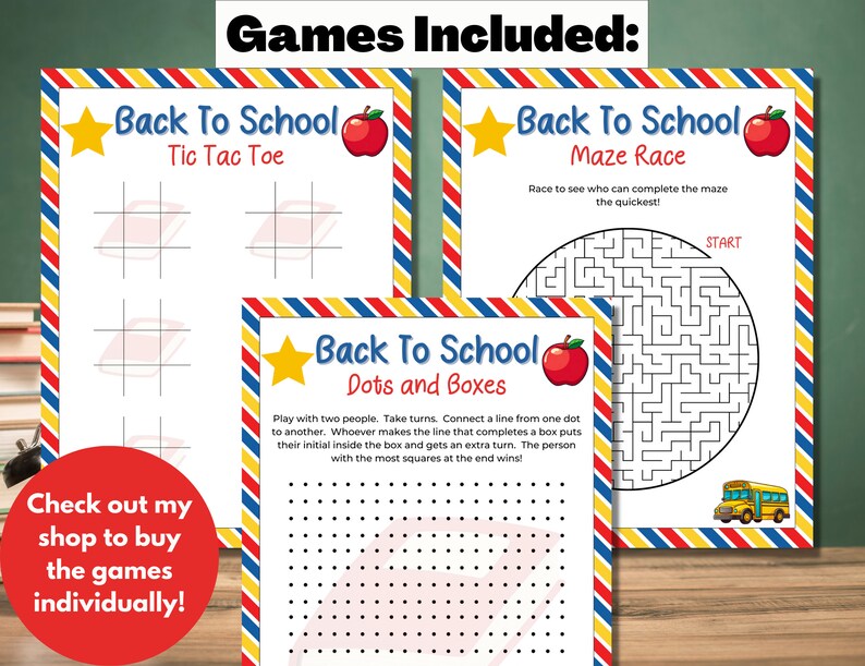 Back to School Games Bundle | Back to School Icebreakers | Printable ...