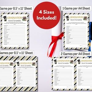 Graduation Word Scramble Game | Graduation Unscramble Game | 2026 ...